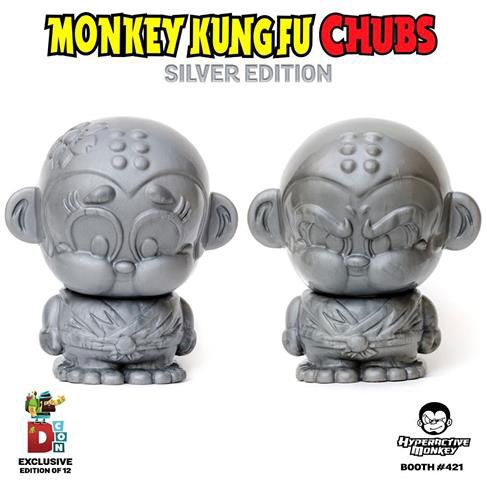 Hyperactive Monkey "Monkey Kung Fu Chubs: Silver" edition exclusive for Dcon 2016 ...